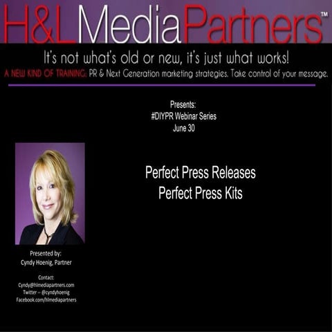 Perfect press kits & press releases | PPT