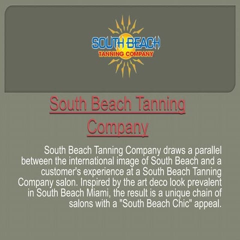 Start Spray Tan Salon | PPTX