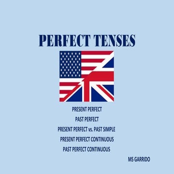 PERFECT TENSES-ESL | PPT
