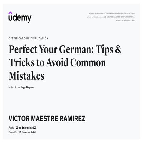 Perfect Your German | PDF