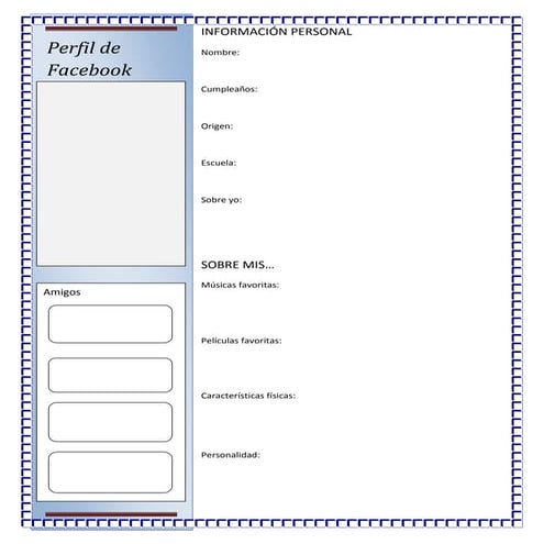 Perfil de facebook | DOCX | Technology & Computing