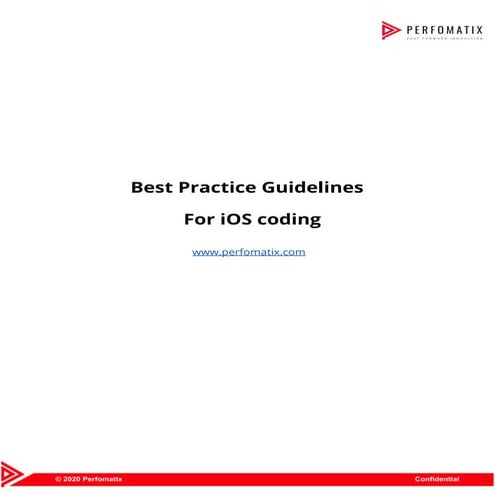 Perfomatix Ios Swift Coding Standards Pdf
