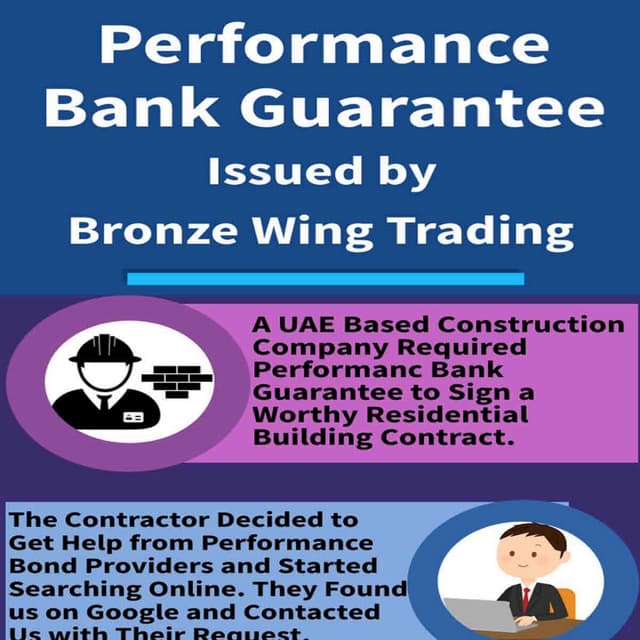 Infographic: Performance Bank Guarantee – Bronze Wing Trading | PDF