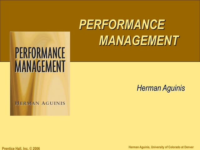 Chapter 2: Performance Management Process | PPTX