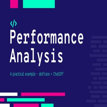 Performance Analysis - A practical example | PPT