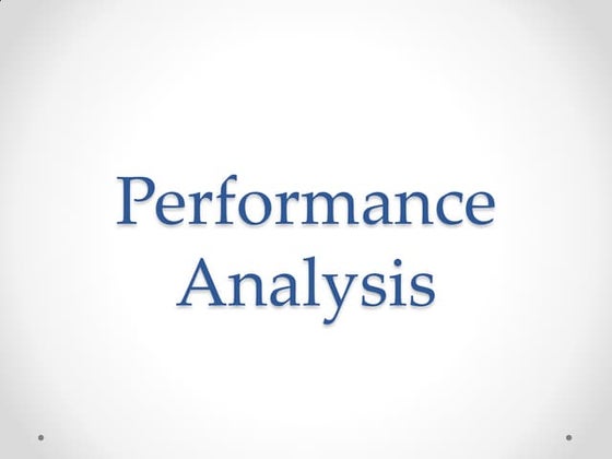 Introduction to Sports Performance Analysis | PPTX