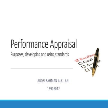 Performance appraisal | PPTX