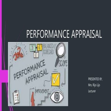 concept of Performance Appraisal in Human Resource Management | PPTX