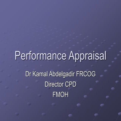 Field Operations Performance Appraisal Form | PDF