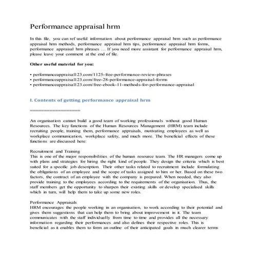 Receptionist performance appraisal | DOCX