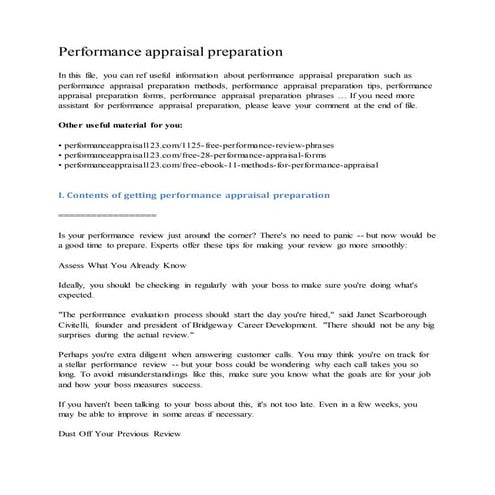 Receptionist performance appraisal | DOCX