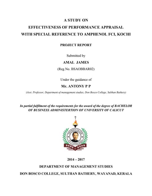 Infosys - Performance management system | PPT