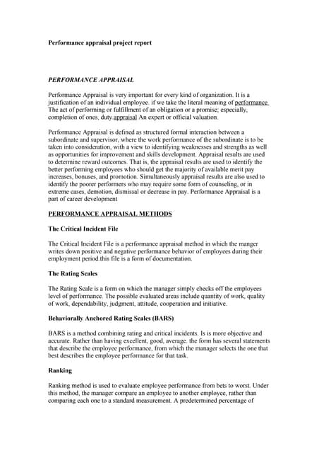 Performance Appraisal ppt [hrm] | PPT