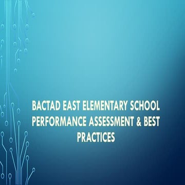 Performance Assessment on Elementary School | PPT