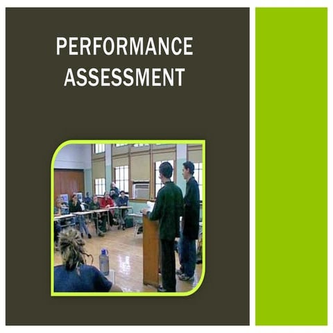 Performance assessment | PPTX