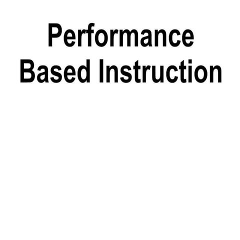 Performance base | ODP