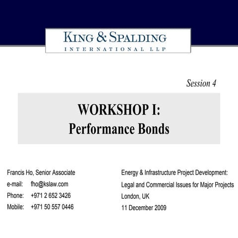 Clause 4.2 Performance Security-Understanding Clauses in FIDIC ‘Conditions of Contract for EPC ...