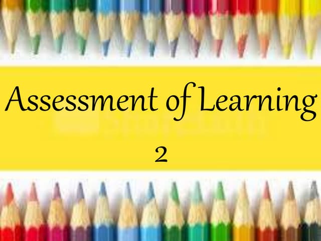 Development of assessment tools | PPTX