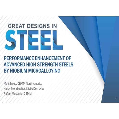 Niobium microalloying in AHSS | PDF | Chemistry | Science