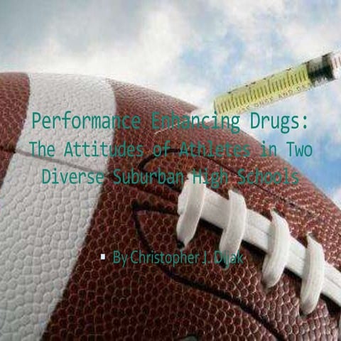 Performance Enhancing Drugs | PPTX