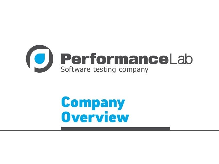 Performance lab company overview