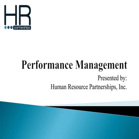 Performance management | PPTX