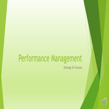 Performance management | PPT