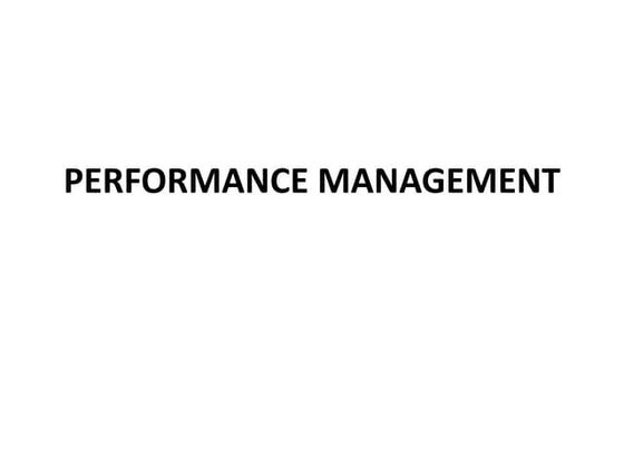 Performance management flowchart | PDF
