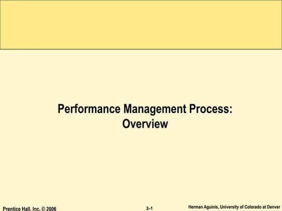 Unit- 2. Performance Management Process | PPTX | Human Resources | Business
