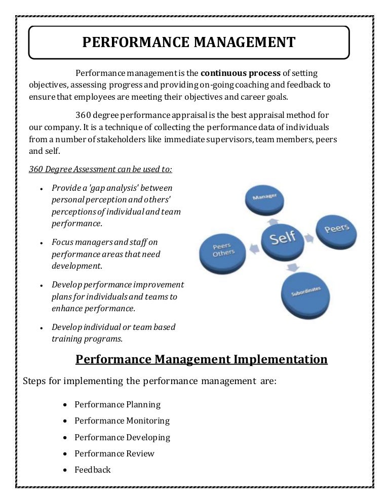 Performance management (1)