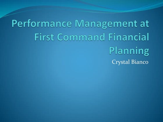 Performance management system | PPT