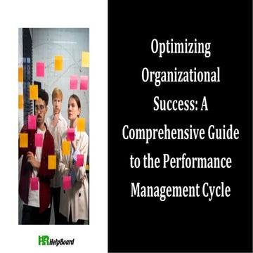 What is Performance Management Cycle in HRM | PPTX