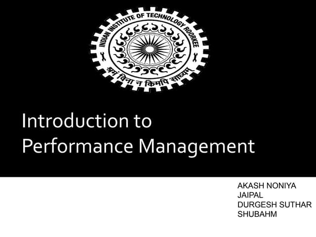 Performance management system | PPT
