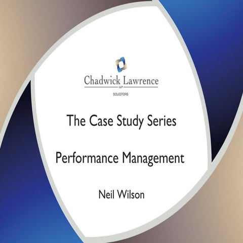 Performance Management Handout Slides | PPT