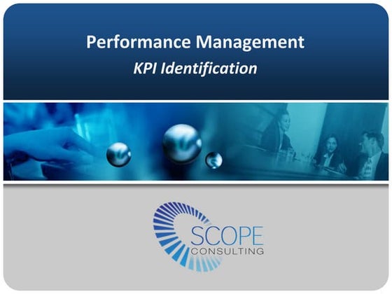 Performance Management an Introduction to KPI | PPTX