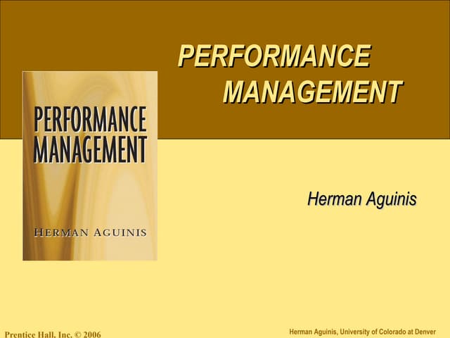 Chapter 2: Performance Management Process | PPTX