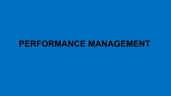 Performance Management - A Guide For Employees | PPTX