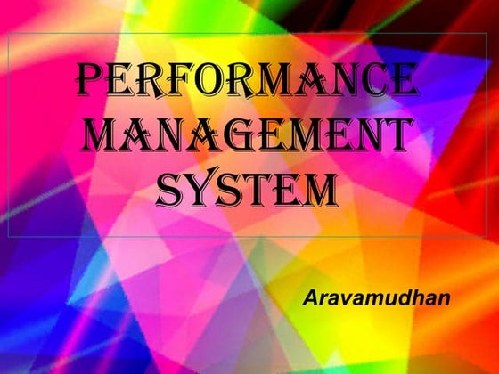 Performance management system | PPT