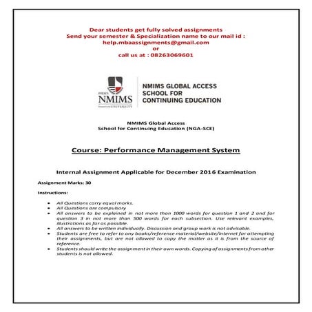 Performance management system | DOCX