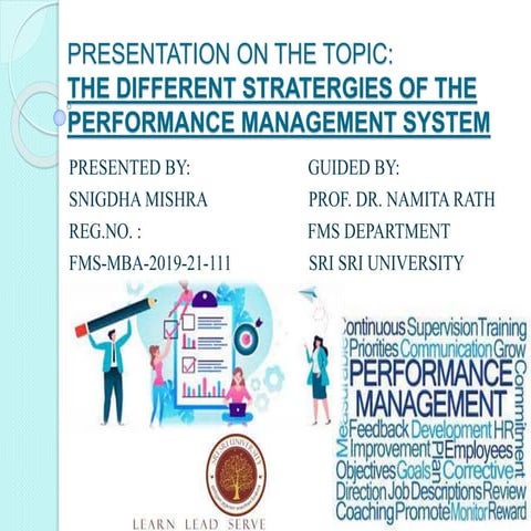 Performance management system, presentation,snigdha mishra 111 | PPT