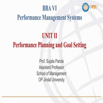 Performance Management Unit 2.presentation | PPTX