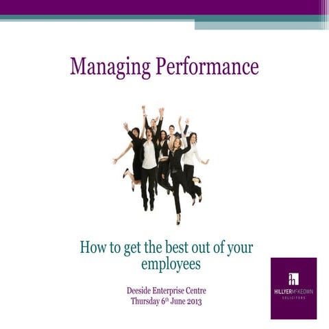 Performance review training for managers