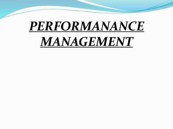 Performance Management - Appraisals (Comprehensive) PowerPoint ...