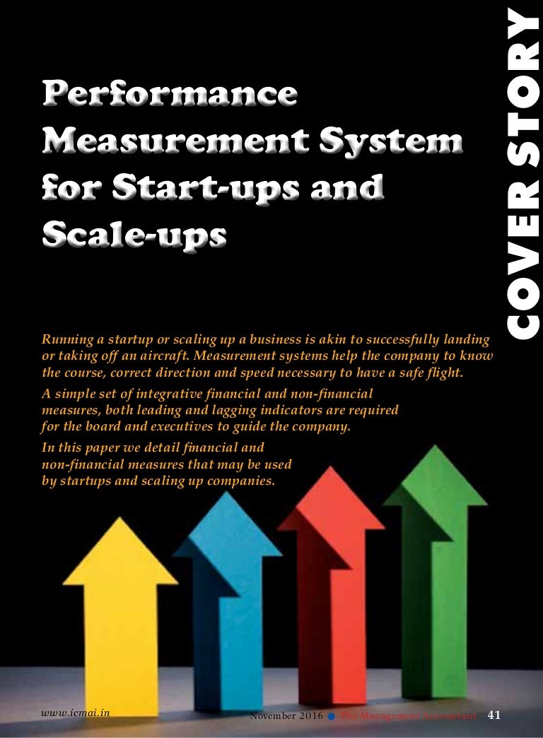 Performance Measurement System For Startups And Scaling Up performance-measurement-system-for-startups-and-scaling-up