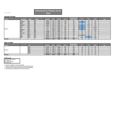 Media Campaign - Performance Metrics | PDF