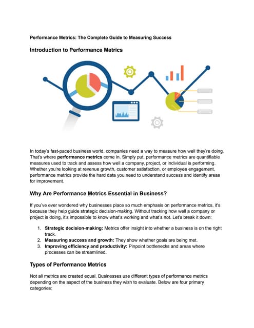 Characteristics of Performance Metrics | PPTX