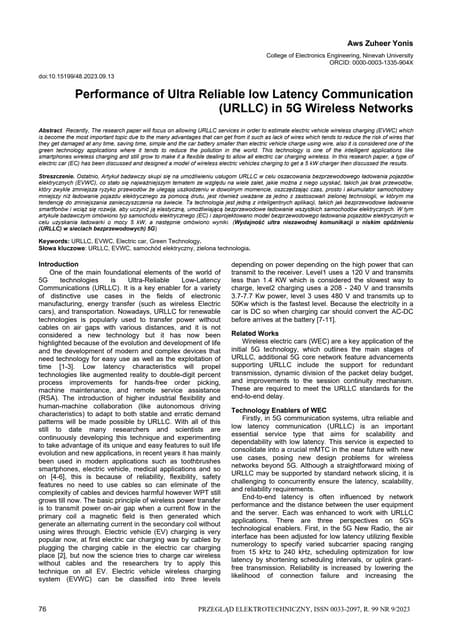 Performance Of Ultra Reliable Low Latency Communication Urllc In 5g
