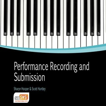 Performance Recording and Submission | PPTX