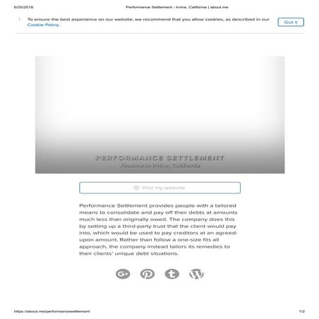 Performance settlement | PDF