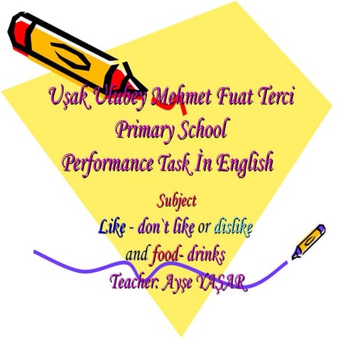 Performance task in english | PPT